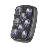China Motorcycle Seat, Black Retro Rear Seat Cushion, Rear Passenger Cushion Seat, 8 Suction Cups, Suitable for Harley Sportster Dyna Custom Chopper for sale