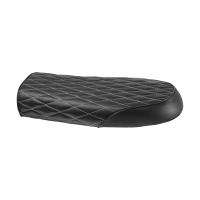 China Motorcycle bench double seat cushion, Cafe Racer saddle flat seat cushion, suitable for Honda CG CB200 CB350 CL350 CB400 for sale