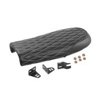 China Motorcycle bench double seat cushion, Cafe Racer saddle flat seat cushion, suitable for Honda CG CB200 CB350 CL350 CB400 for sale