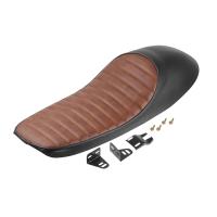 China Motorcycle Cafe Racer Seat Custom Bobber Hump Seat Waterproof PU Leather for Suzuki GN250 GS125 Yamaha SR400 Honda CB for sale