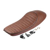 China Motorcycle Cafe Racer Seat Custom Bobber Hump Seat Waterproof PU Leather for Suzuki GN250 GS125 Yamaha SR400 Honda CB for sale