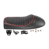China Motorcycle seat, custom retro hump seat, suitable for Yamaha SR400/500 XJ XS KZ, Honda CB200/350/500/750 and Suzuki GN. for sale