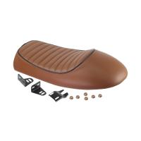 China Motorcycle seat, custom retro hump seat, suitable for Yamaha SR400/500 XJ XS KZ, Honda CB200/350/500/750 and Suzuki GN. for sale
