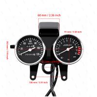 China New speedometer/dashboard for Suzuki GN125 and GN150 motorcycles, mechanical version, including tachometer, odometer, and speedometer. for sale