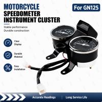 China New speedometer/dashboard for Suzuki GN125 and GN150 motorcycles, mechanical version, including tachometer, odometer, and speedometer. for sale