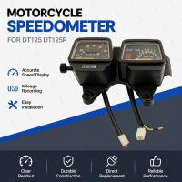 China Instrument panel assembly for Yamaha Enduro DT125/DT125R motorcycles, including speedometer and tachometer, retro dual-gauge motorcycle instrument panel. for sale