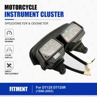 China Instrument panel assembly for Yamaha Enduro DT125/DT125R motorcycles, including speedometer and tachometer, retro dual-gauge motorcycle instrument panel. for sale
