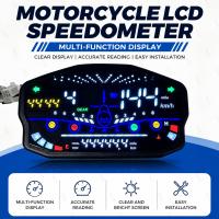 China Universal LED Screen Display Motorcycle Speedometer Digital Tachometer Dashboard Fuel Gauge for Honda Ducati Yamaha for sale