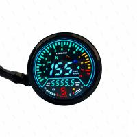 China Motorcycle Tachometer Speedometer LCD Fuel Level Gauge Voltmeter Gear Indicator Km/h MPH Display for sale