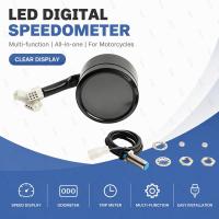 China Motorcycle Tachometer Speedometer LCD Fuel Level Gauge Voltmeter Gear Indicator Km/h MPH Display for sale