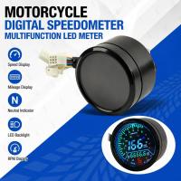 China Motorcycle Tachometer Speedometer LCD Fuel Level Gauge Voltmeter Gear Indicator Km/h MPH Display for sale