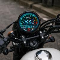 China Motorcycle Tachometer Speedometer LCD Fuel Level Gauge Voltmeter Gear Indicator Km/h MPH Display for sale