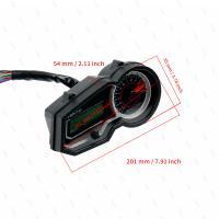 China LCD digital speedometer dashboard with simplified odometer and tachometer for Vento Lithium 150, Lithium 2.0, AKT TTR180, TTR 180, TTR 150, Hornet GT200, and GT 200. for sale