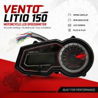 China LCD digital speedometer dashboard with simplified odometer and tachometer for Vento Lithium 150, Lithium 2.0, AKT TTR180, TTR 180, TTR 150, Hornet GT200, and GT 200. for sale