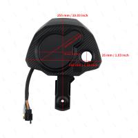 China Digital speedometer with LCD display for Honda Navi 110 motorcycles, featuring total mileage, voltage display, oil level detection, and turn signal indicators. for sale