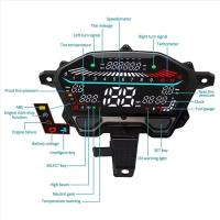 China Motorcycle Digital LED Speedometer LCD Tachometer Odometer Replacement for Honda Vario 125 150 160 Click V2 for sale