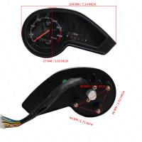 China Digital Motorcycle Dashboard Speedometer Odometer Tachometer for Crossmax 150 DM150 MRX125 DM200 XR190 CRV DM250 SKUA150 for sale