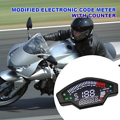 China Digital Motorcycle Speedometer Electronic Odometer Tachometer for AKT 200 Vort-X 200 Italika for sale