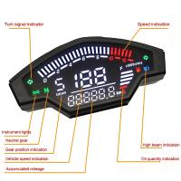 China Digital Motorcycle Speedometer Electronic Odometer Tachometer for AKT 200 Vort-X 200 Italika for sale