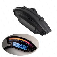China Motorcycle LCD Digital Speedometer 14000 RPM Tachometer Odometer 6 Speed for Kawasaki ZX10R 2011-2016 for sale