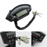 China Motorcycle LCD Digital Speedometer 14000 RPM Tachometer Odometer 6 Speed for Kawasaki ZX10R 2011-2016 for sale