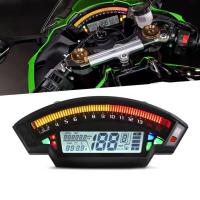 China Motorcycle LCD Digital Speedometer 14000 RPM Tachometer Odometer 6 Speed for Kawasaki ZX10R 2011-2016 for sale