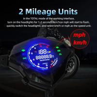China LCD Digital Motorcycle Instrument Panel Speedometer Odometer for Yamaha Mio 125 Mio i125 Mio 110 for sale