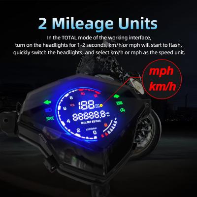 China LCD Digital Motorcycle Instrument Panel Speedometer Odometer for Yamaha Mio 125 Mio i125 Mio 110 for sale