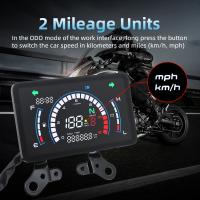 China Motorcycle LCD Digital Instrument Panel Speedometer Tachometer Gear Indicator for Honda EX5 Dream EX5 Ipowed for sale