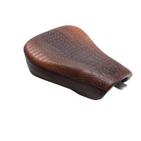 China Motorcycle Front Solo Driver Seat Brown Cushion Replacement for Harley Sportster Forty Eight XL1200 883 72 48 for sale