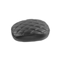 China Harley Sportster Forty Eight XL1200 883 72 48 Motorcycle Rear Passenger Seat Cushion Diamond Quilted Pillion Pad for sale