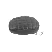 China Harley Sportster Forty Eight XL1200 883 72 48 Motorcycle Rear Passenger Seat Cushion Checkered Grid Pillion Pad for sale
