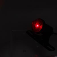 China 12V LED Motorcycle Brake Tail Light Honda Bobber Harley Sportster Custom Cruiser with License Plate Bracket for sale