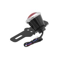 China LED Motorcycle Tail Light Rear Brake Light Turn Signal Harley Sportster Honda Bobber Chopper with License Plate Bracket for sale
