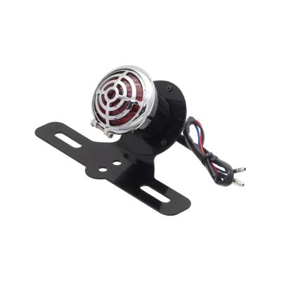 China LED Motorcycle Tail Light Rear Brake Light Cover ozhap Harley Sportster Honda Bobber Chopper with License Plate Bracket for sale