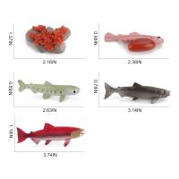 China 5 PCS Sea Marine Animal Figures Ocean Creatures Action Figure Models Life Cycle Salmon Fish Figurine for Boys Girls Kids for sale