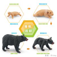 China Black Bear Polar Bear Life Cycle Figure Model Toy For Boys Girls Kids for sale