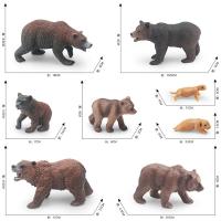 China Brown Bear Life Cycle Figure Model Toy For Boys Girls Kids for sale