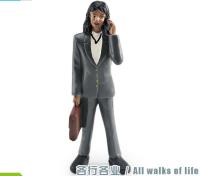 China People at Work Model Toy Lawyeress Figure Pretend Professionals Figurines Career Figures  Toys for Boys Girls Kids for sale