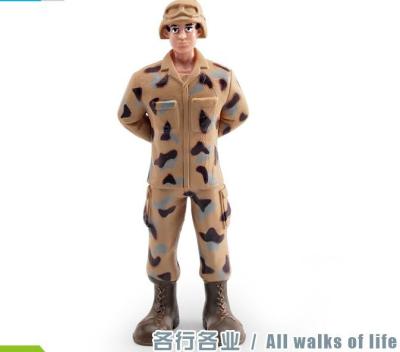 China People at Work Model Toy Soldier Figure Pretend Professionals Figurines Career Figures  Toys for Boys Girls Kids for sale