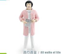 China People at Work Model Toy Nurse Figure Pretend Professionals Figurines Career Figures  Toys for Boys Girls Kids for sale