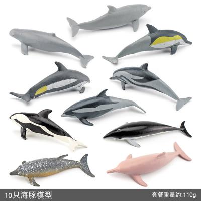 China 10 PCS Mini Dolphin Model Toy Desktop Decoration Collection Party Favors Toys for Boys Girls Kids… for sale