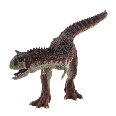 China Realistic Dinosaur Figure Model Toy Red Carnotaurus Figureine - Educational Toy For Imaginative Play for sale