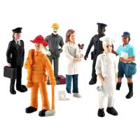 China 7 PCS People At Work Model Toy Pretend Professionals Figurines Career Figures Individually for sale