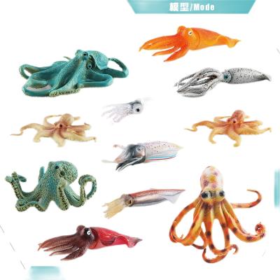 China Octopus Included Sea Life Model Figure Great Plastic Material for sale