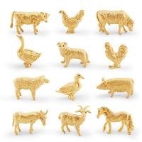 China 12-Piece Miniature Farm Animal Figurine Set for sale