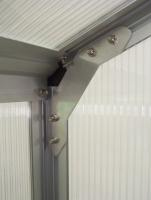 China Medium Size Aluminium Greenhouse Heat Treated Pressure Treated Wood Type for Plant Growth for sale