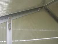 China Medium Size Aluminium Greenhouse Heat Treated Pressure Treated Wood Type for Plant Growth for sale