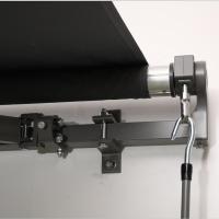 China 300*200CM Articulated Arm Retractable Sun Awning with Hand Crank and Angle Adjustment for sale