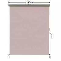 China Balcony Sun and Privacy Protection Hand Crank Mechanism Vertical Outdoor Roller Blind for sale